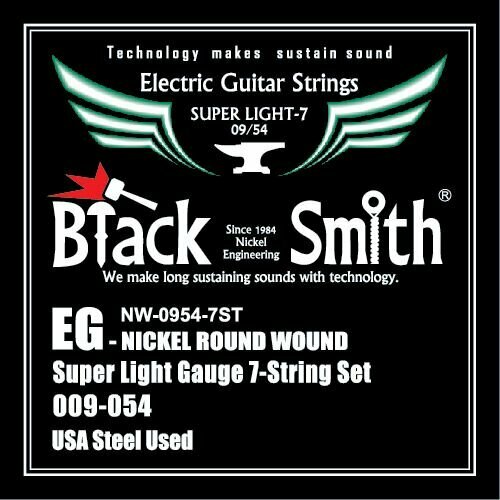 Струны для электрогитары BlackSmith NW-0954-7 9-54