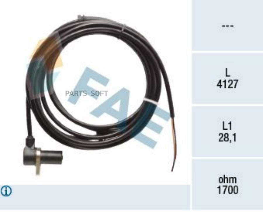 FAE 78417 Датчик ABS ()