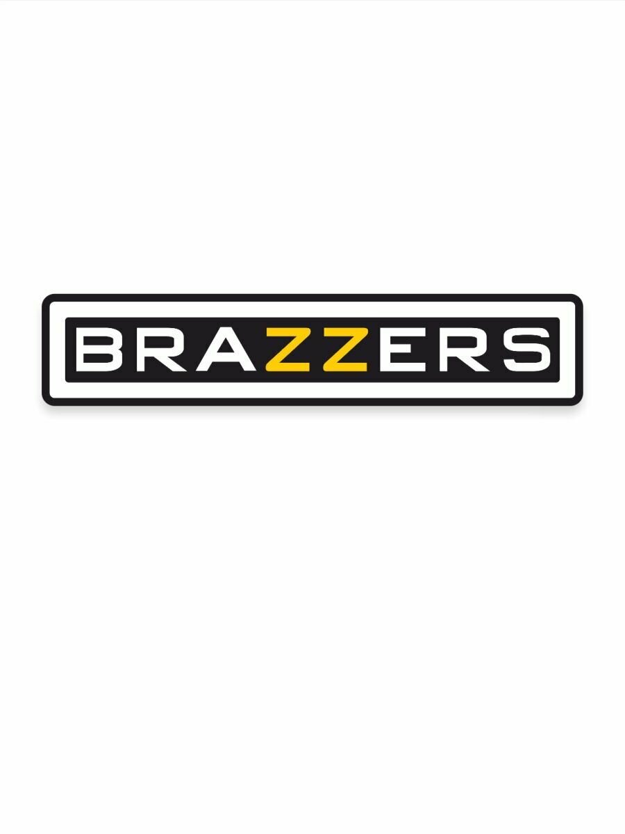 Наклейка на авто BRAZZERS, 19х4 см