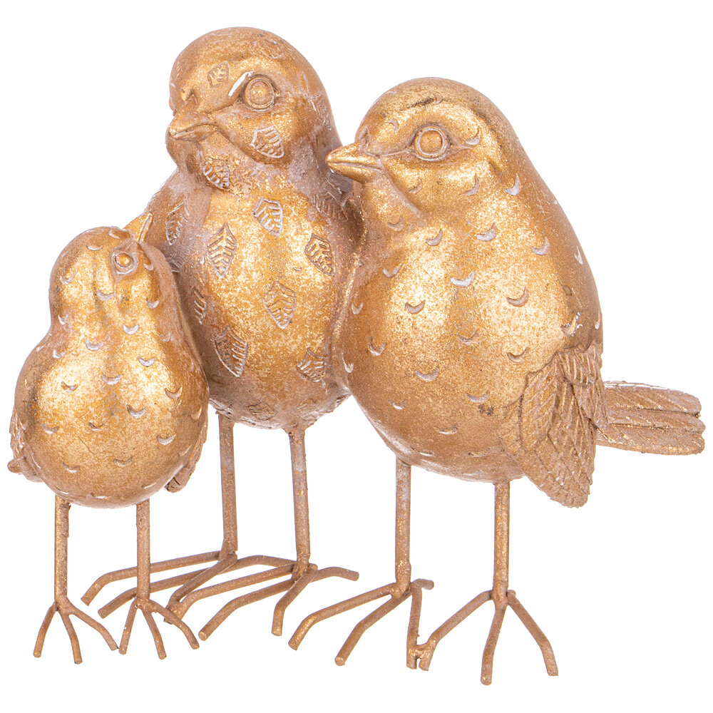 Фигурка 146-1808 декоративная птички 17,3*16*16,5 см