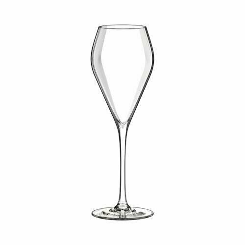 Бокал-флюте "Мод", хр. стекло,240мл, диаметр 72, высота 215мм, прозр.