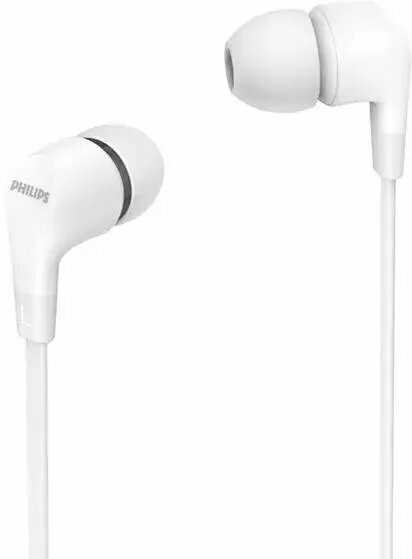Гарнитура PHILIPS TAE1105WT/00, 3.5 мм, белый