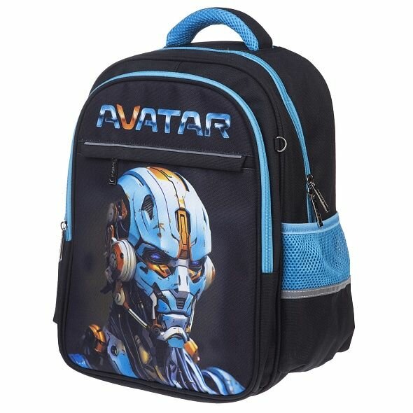 Рюкзак LIGHT Аватар 38х29х14,5см полиэстер нагрудная стяжка. 2 отделения 3 кармана