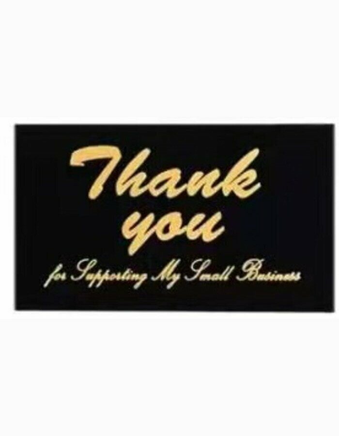 Карточка "Спасибо" за покупку для бизнеса 1 вид