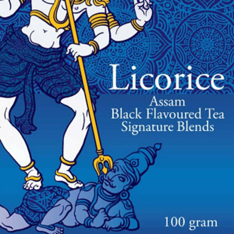 Чай индийский чёрный с лакрицей Гуд Сайн Компани (Assam Licorice Black Tea Good Sign Company), 100 грамм