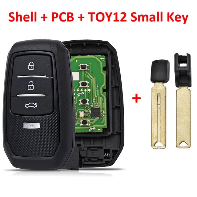 Корпус + PCB + TOY12 ключ для Toyota, 2шт