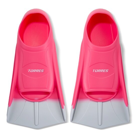 Ласты для бассейна Torres F01, SWF012403PN, р. EU 33-35 (S), розово-серые