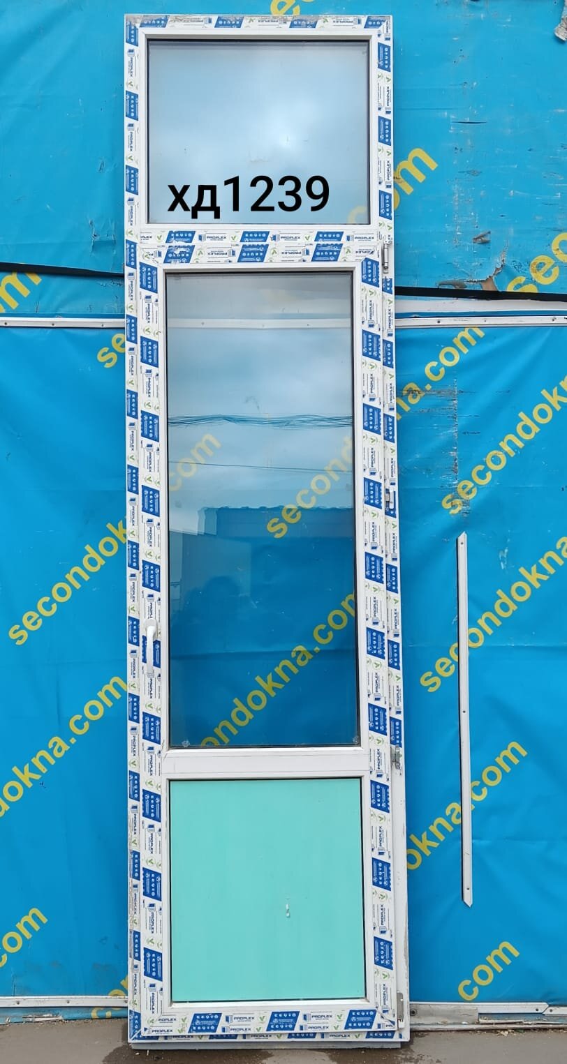 Дверь пластиковая Б/У 2730(в) 2160 об х 730(ш)