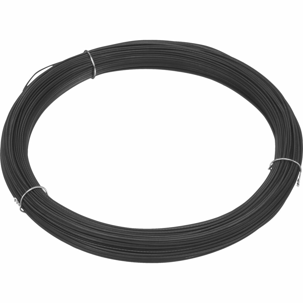 Стальная проволока СИБРТЕХ 50 м, вязальная, термообработанная 0,9 мм 84908