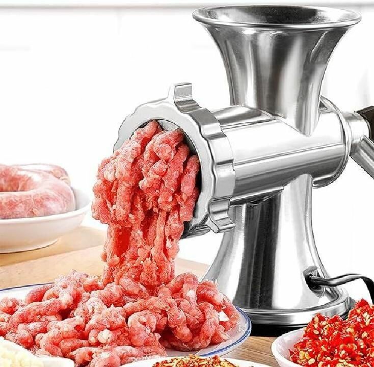 Механическая мясорубка Ручная Lesiega, настольное крепление с трубкой для наполнения колбас, сверхмощная колбасная машина и всех
