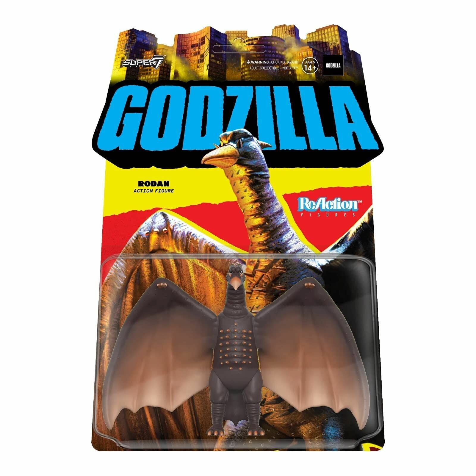 Super7 Toho Godzilla Rodan ReAction Figures / Фигурки Годзиллы. предметы Коллекционирования