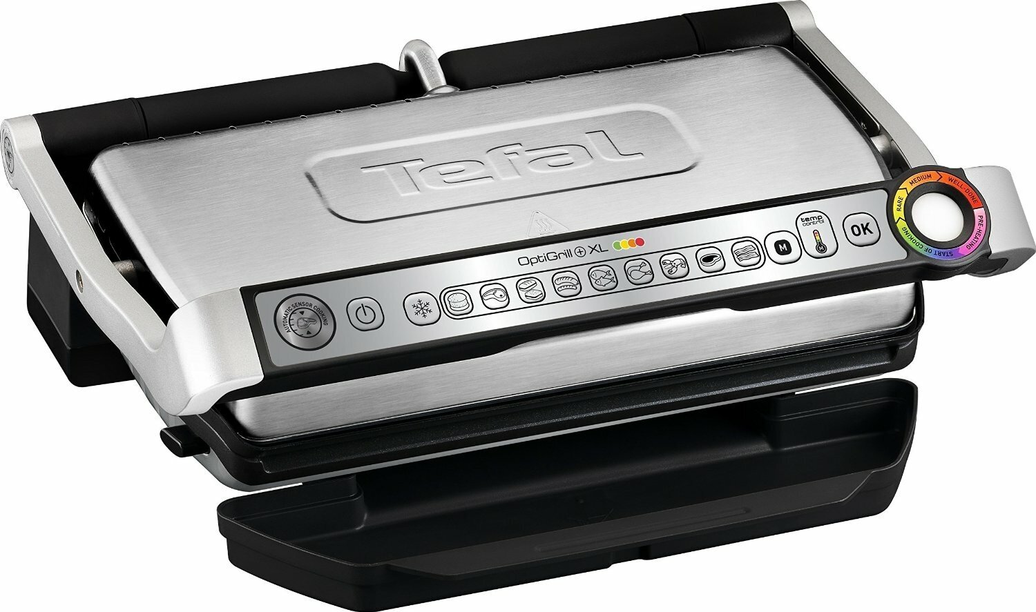 Гриль контактный Tefal GC724D12 Optigrill+ XL серебристый