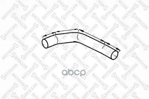 Труба глуш. выхлопная ! плечи 170+340+400+160 3-изг MAN 16/19-26. D2865F/FL/FLL/FNL Stellox арт. 8203522SX