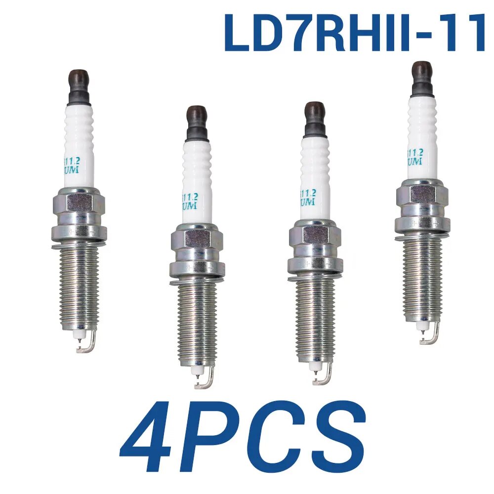 2-8 шт. Двойные иридиевые свечи TORCH LD7RHII-11/6112, замена для DILKAR7B11, 4 pieces with box