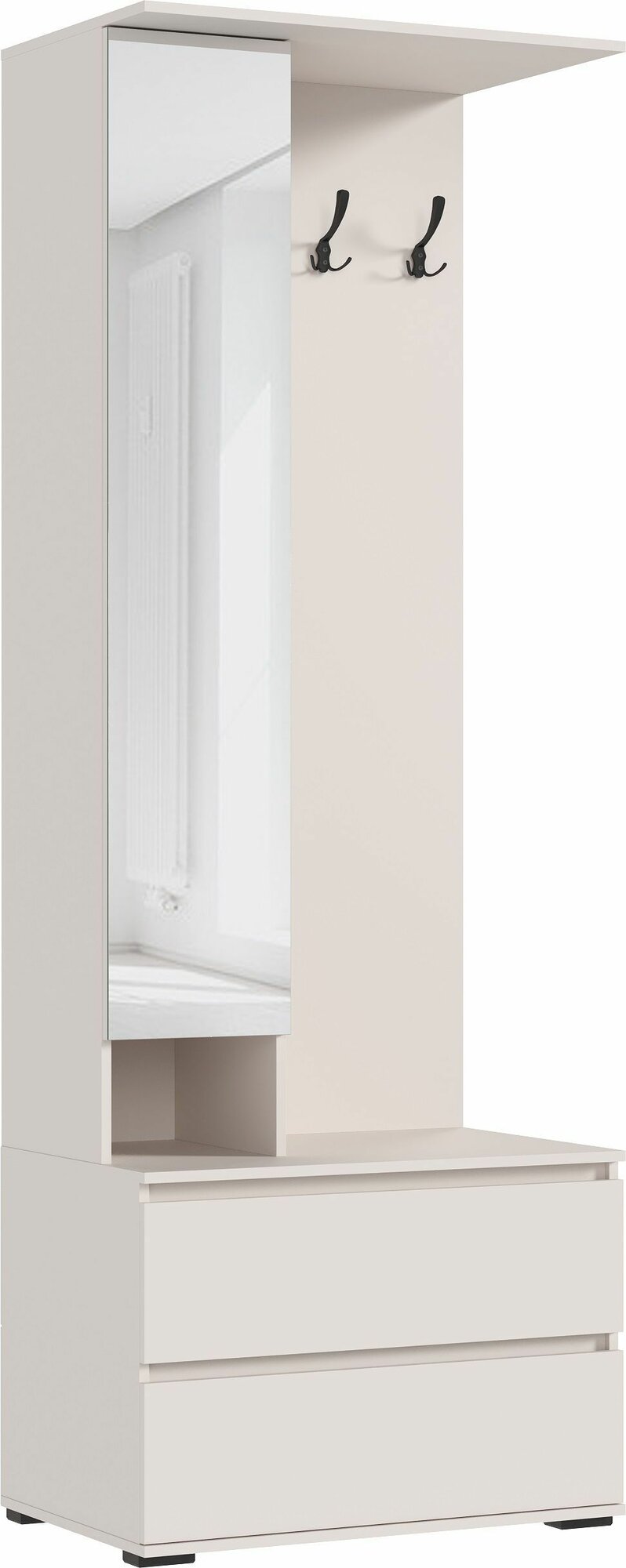 Прихожая центральная секция Норд Кашемир 80 см