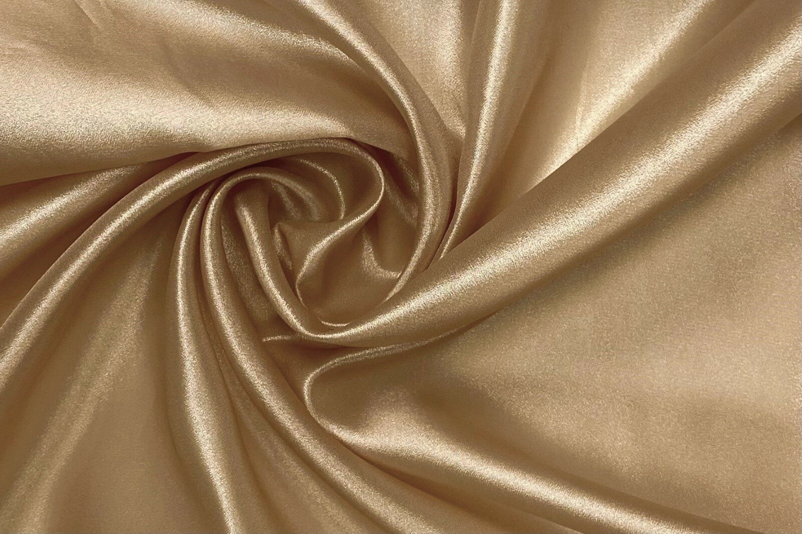 Ткань Органза креповая бежево-песочная, ш160см, 0,5 м