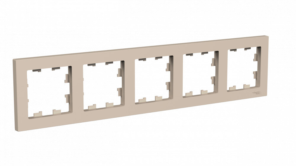 ATN001205 ATLASDESIGN 5-постовая рамка, универсальная, песочный