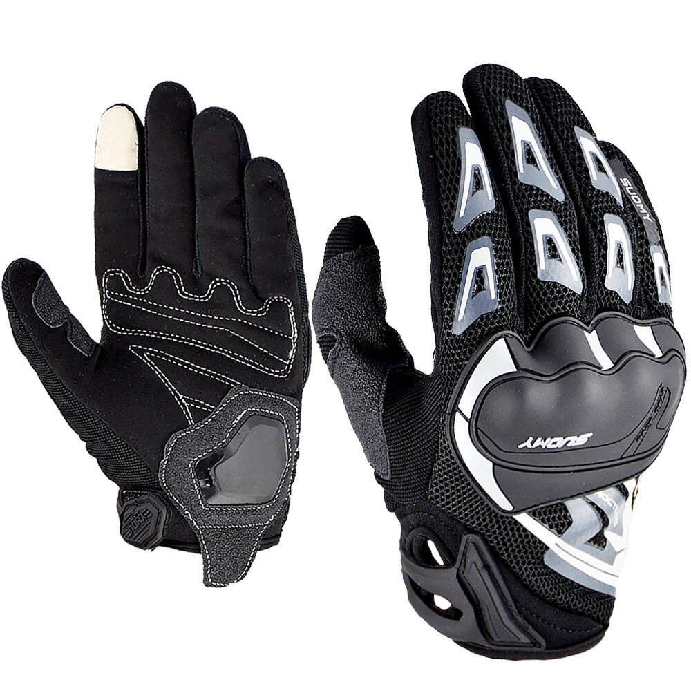 Suomy мотоциклетные перчатки, летние сетчатые дышащие мотоперчатки для мужчин и женщин, перчатки для мотокросса с сенсорным экраном, велосипедные перчатки для мотоциклистов