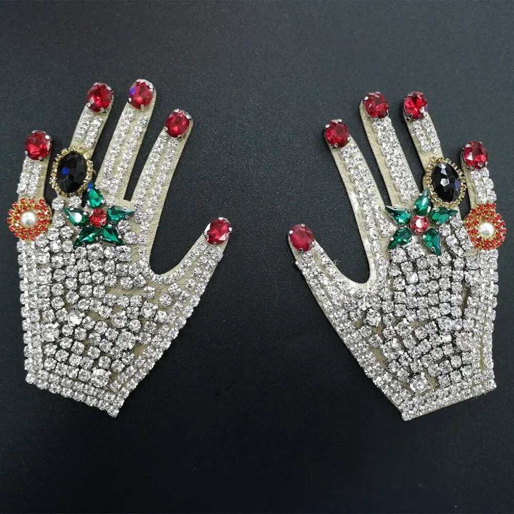 3D винтажные стразовые пальмовые нашивки yidui