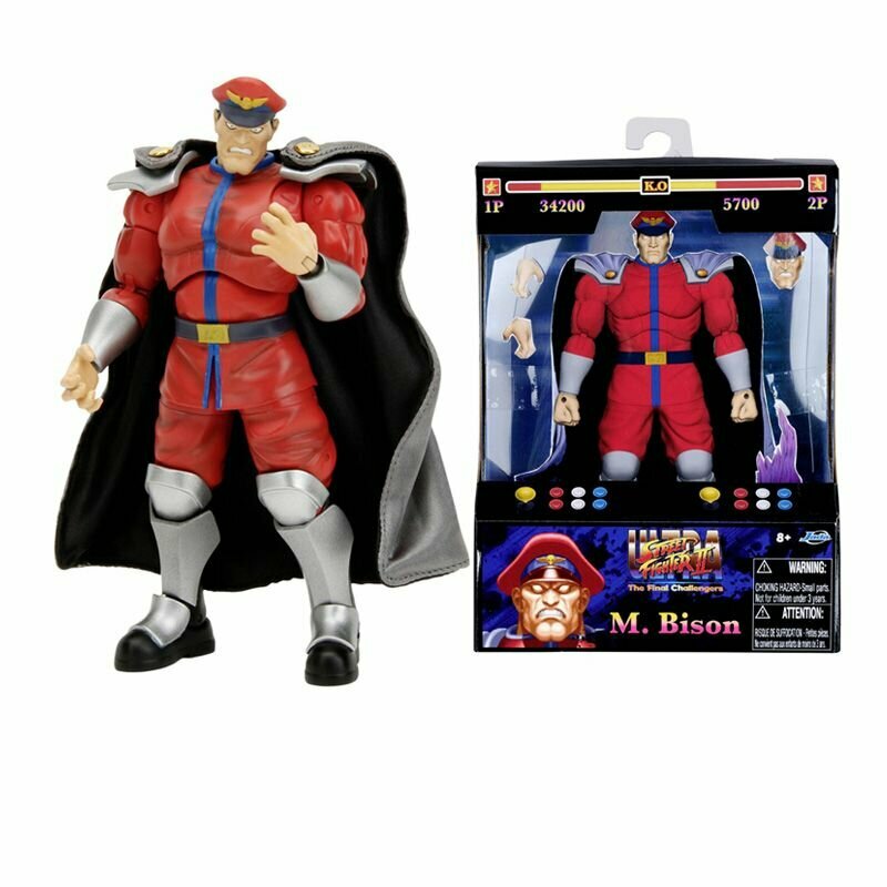 Фигурка Jada Toys Street Fighter II M. Bison 6 Action Figure Brand New