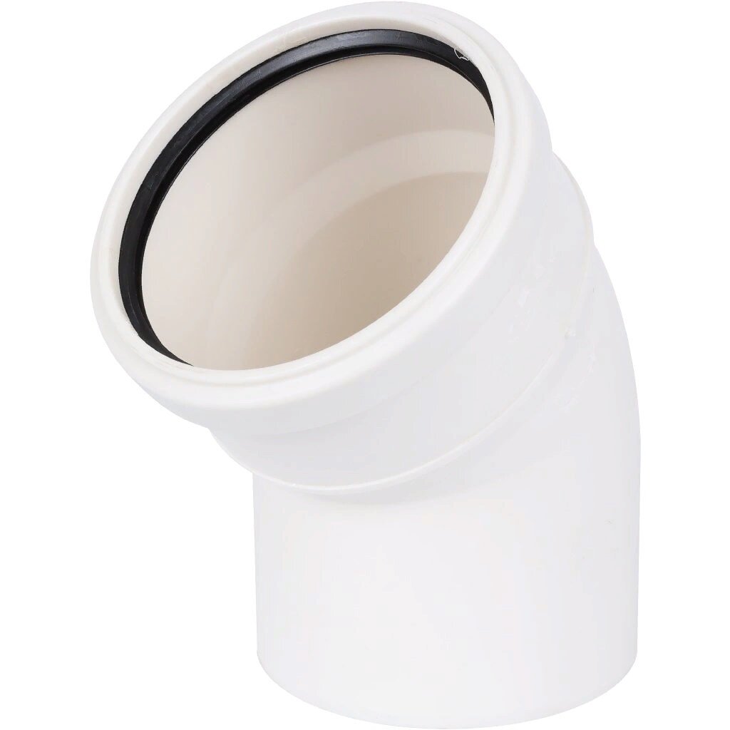 Канализация бесшумная sinikon комфорт плюс Отвод D 110 x 45° Белый VALFEX 20102110PR
