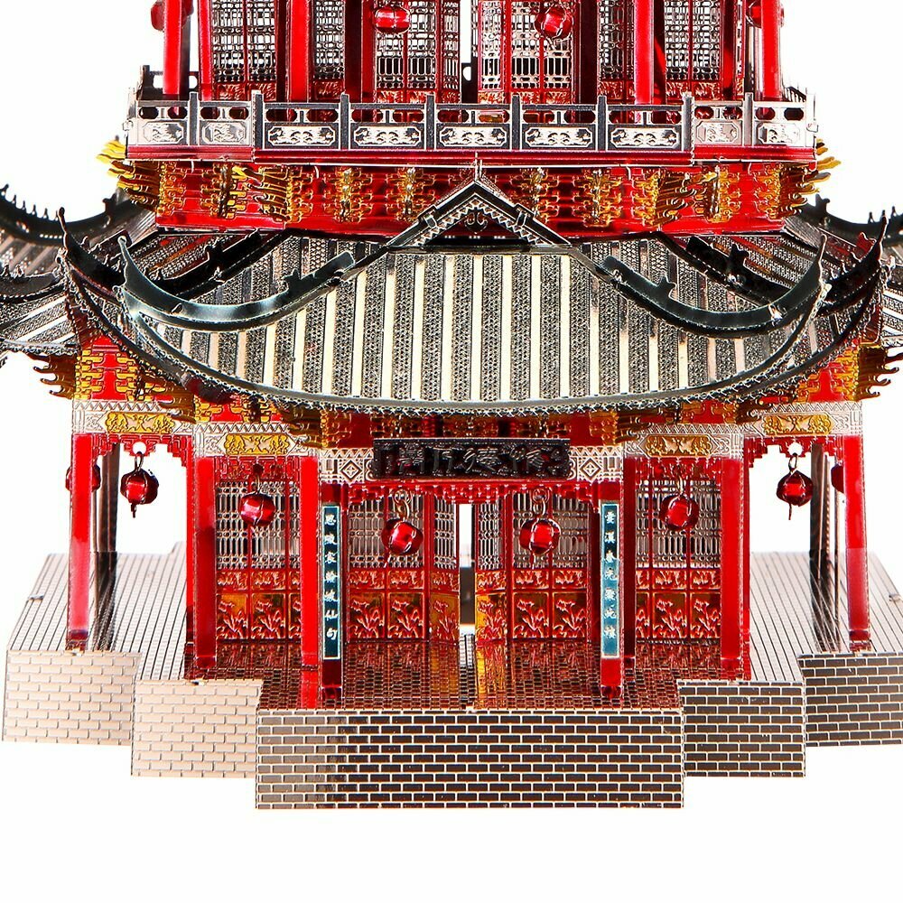 Металлические 3D-модели Piececool для взрослых, наборы моделей башни Juyuan для праздничных подарков