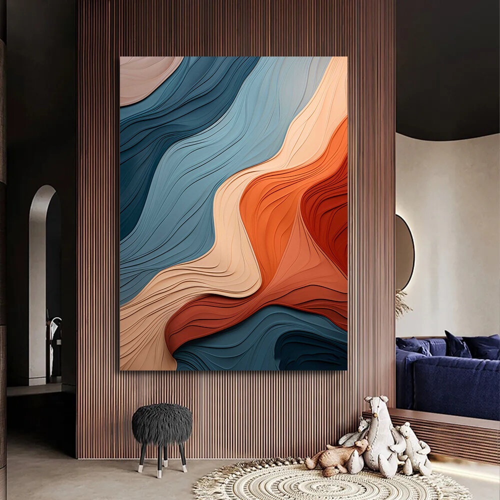 Абстракция / картина для интерьера на стену, абстрактная картина, 20х30 см.