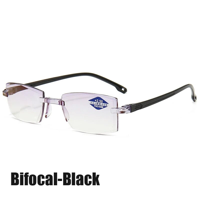 Мужские бифокальные очки ERIKOLE Bifocal black, +150