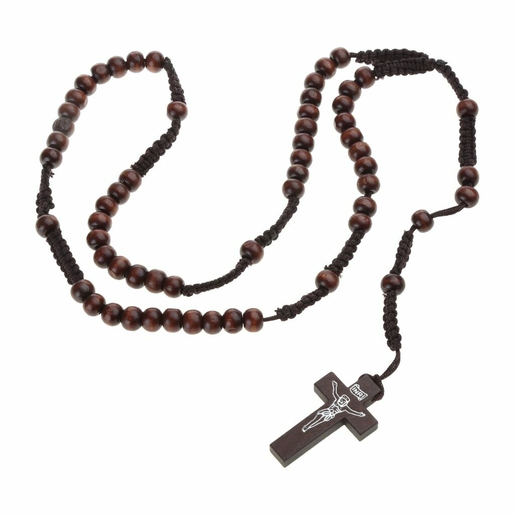 Деревянные четки-крест