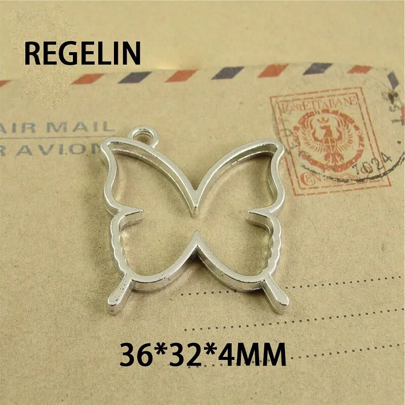 REGELIN Кулоны-шары с изображением кота, луны и лебедя 5 шт.
