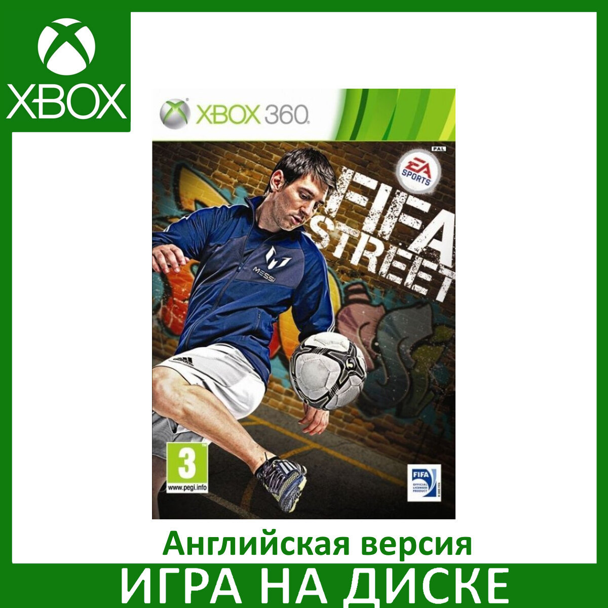 Игра FIFA Street Xbox 360 Английский язык Диск