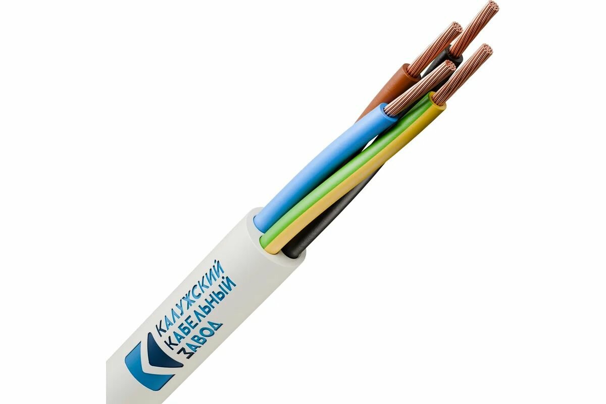 Провод ККЗ ПВС 4х2,5 мм 100 м белый 01-8207-1 KKZ40-00006960