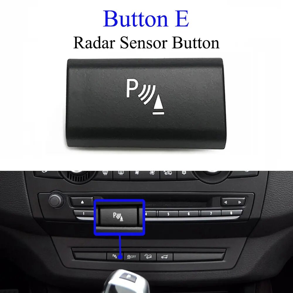 Кнопка парктроника BMW X5 X6 E70 E71, Button E