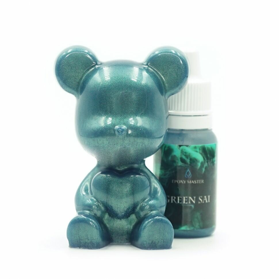 Пигментированный краситель для эпоксидной смолы Green Sai