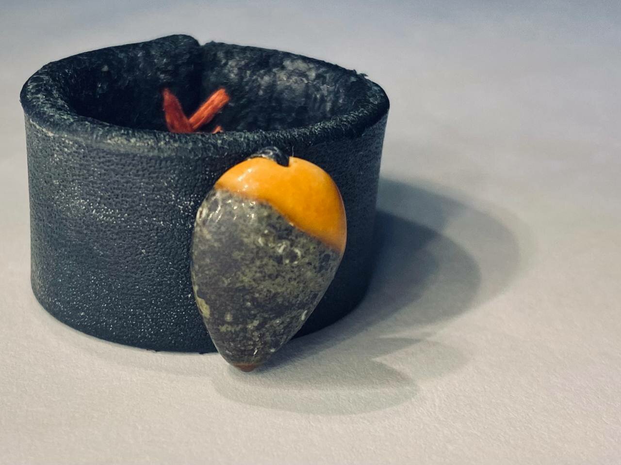 Кольцо помолвочное, яшма