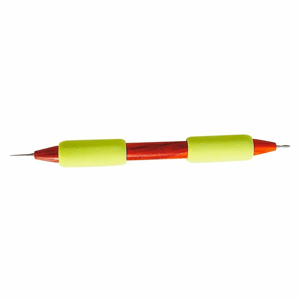 Двусторонняя игла для резьбы по керамике, инструмент для декоративной формы, Зеленый