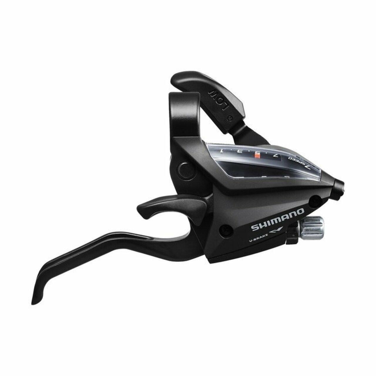 Шифтер/Тормозная ручка Shimano Altus ST-EF500, правый, 7 ск, 2050 мм, б/уп. Черный