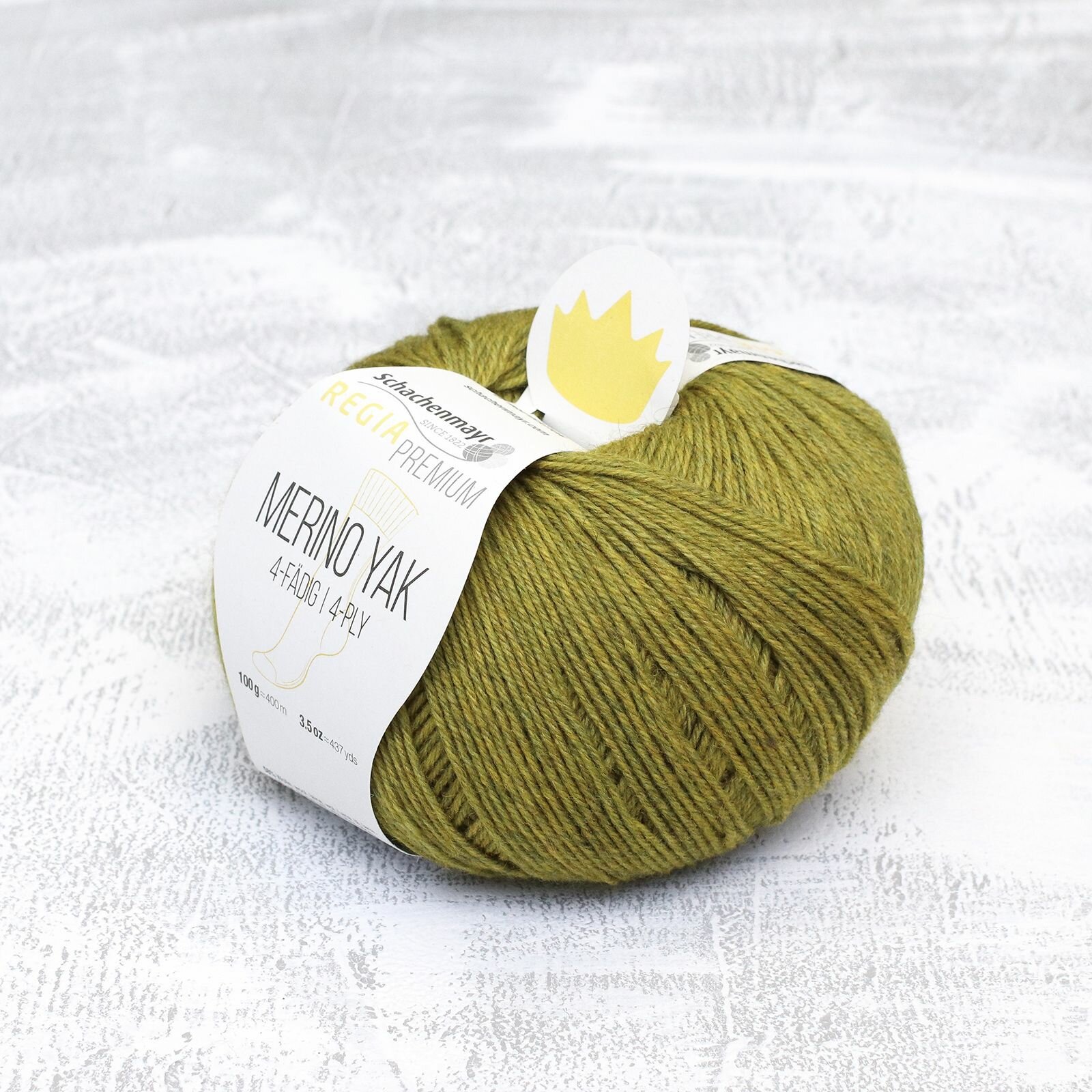 Носочная пряжа Regia Premium Merino Yak (07516 Gras Green)