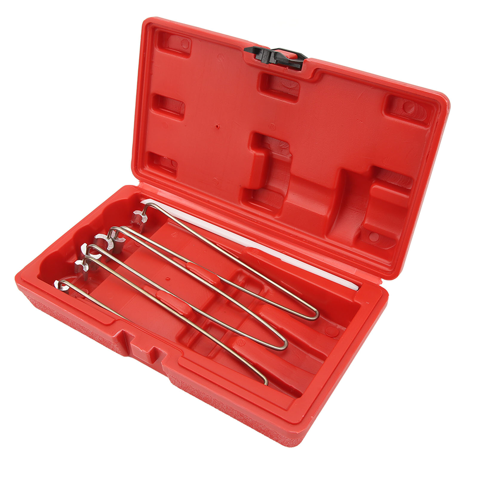 3 шт. цанговые зажимы для установки клапанов, магнитные фиксаторы для снятия клапанов.