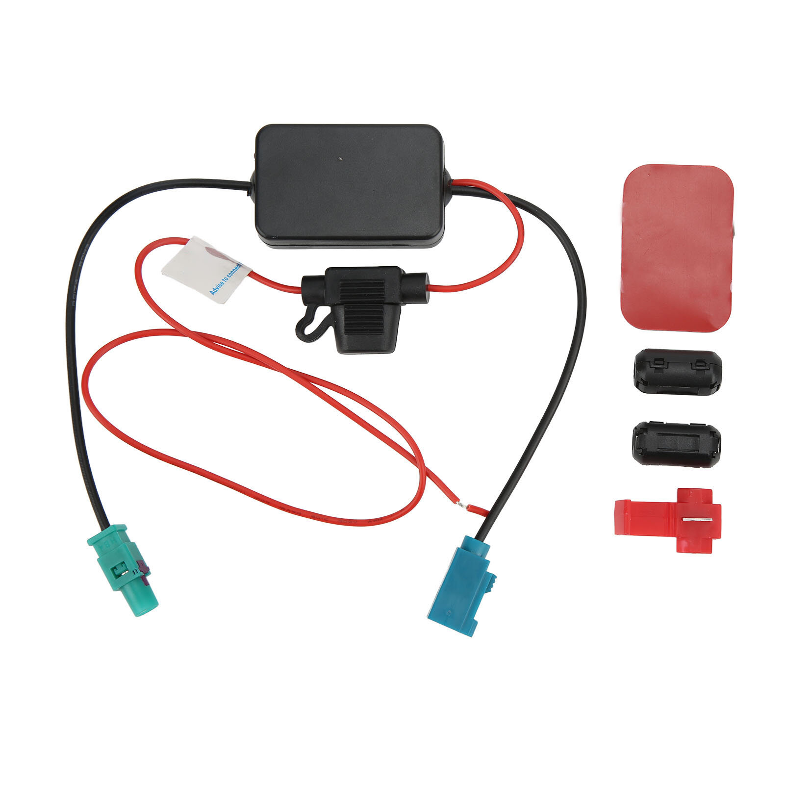 УсилительсигналарадиоантенныFAKRAIIInterface12V75OhmsAMFMAerialBoosterдляавтомобилей