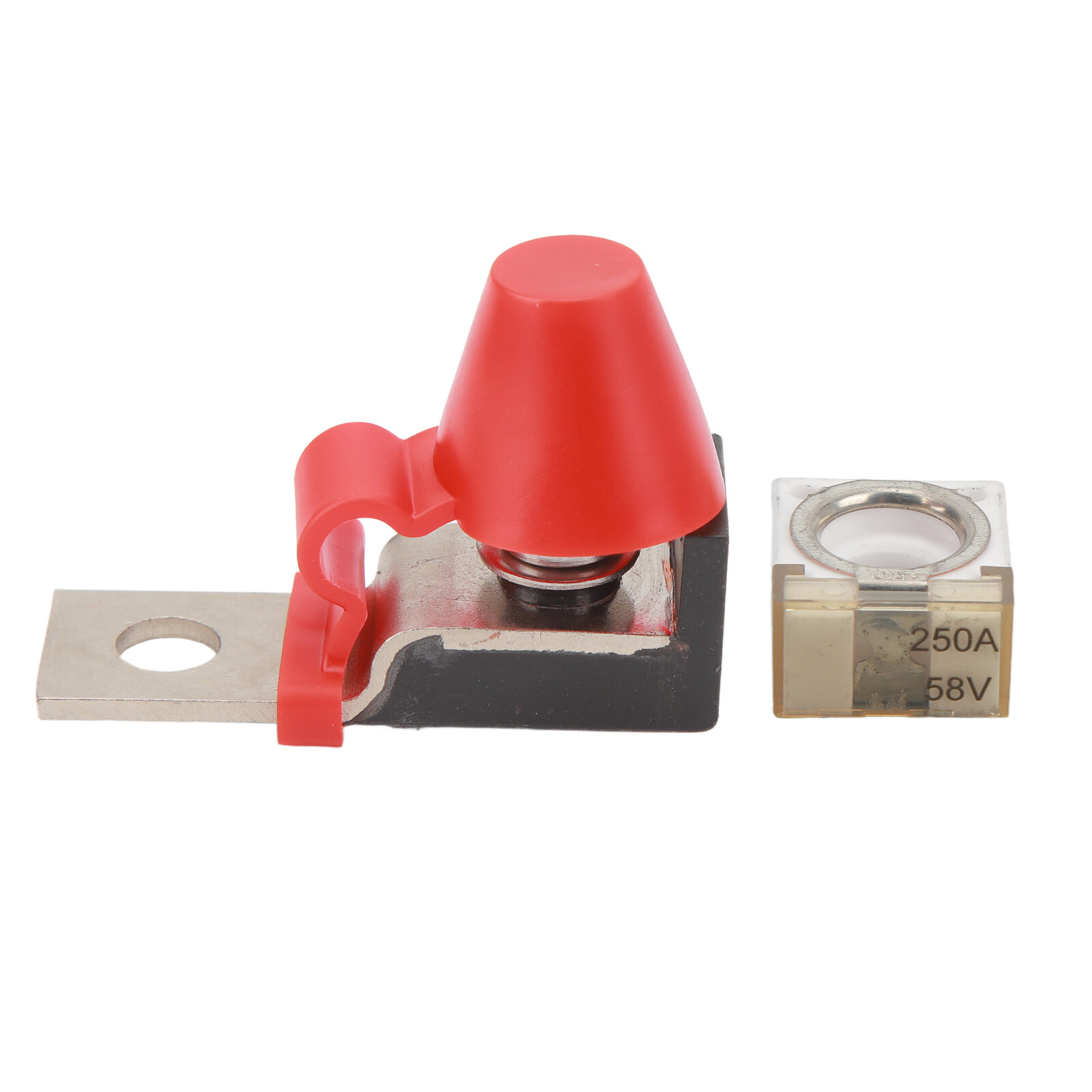 Комплект клеммных предохранителей, 58В, шпилька M8, 250A.