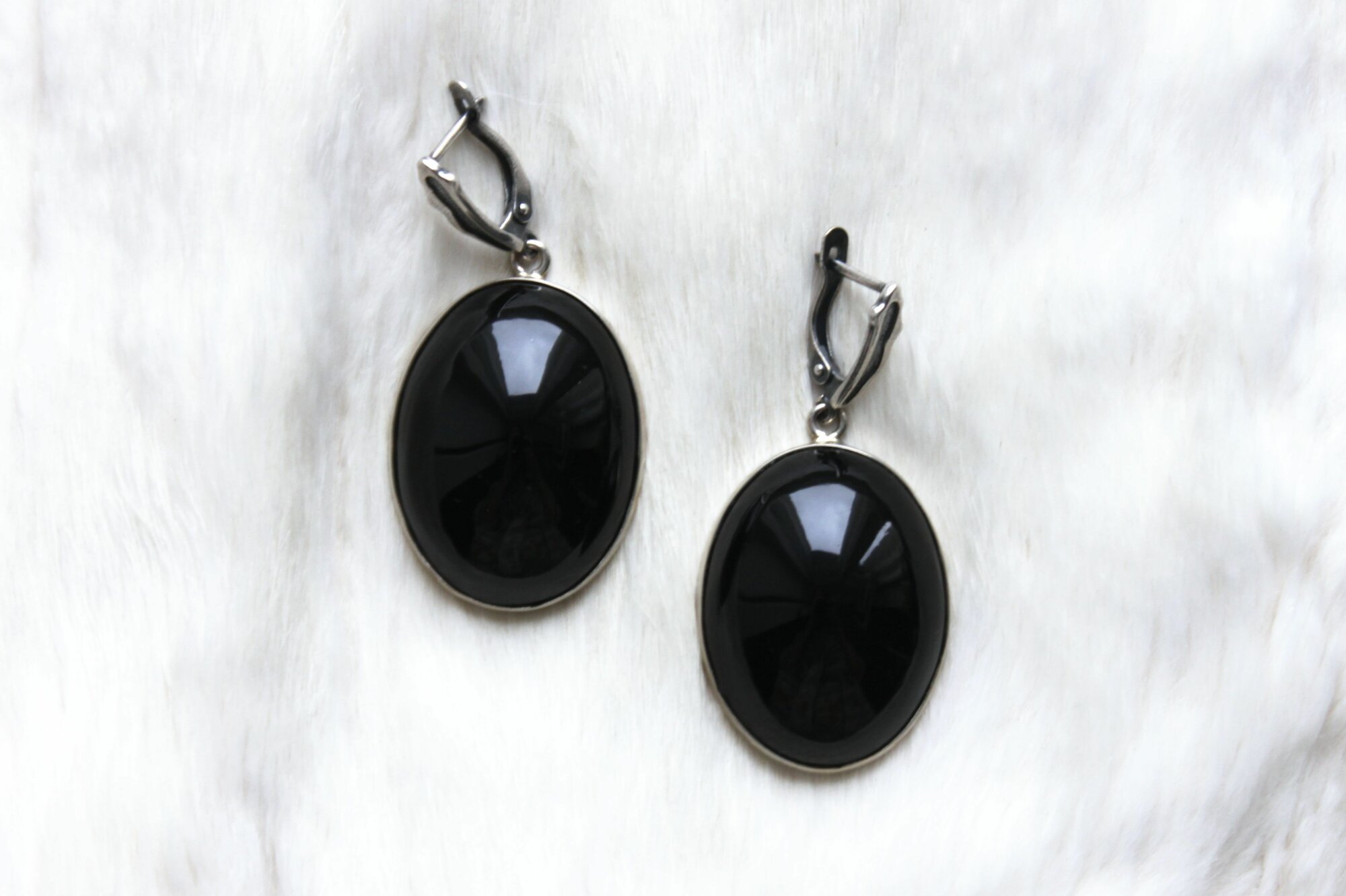 Серьги, турмалин