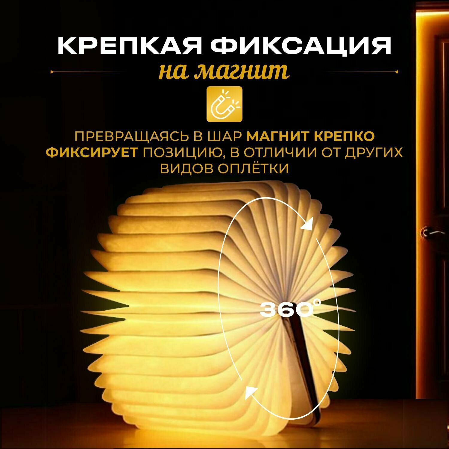 Ночник -книжка, светильник детский для сна, ночник светодиодный.