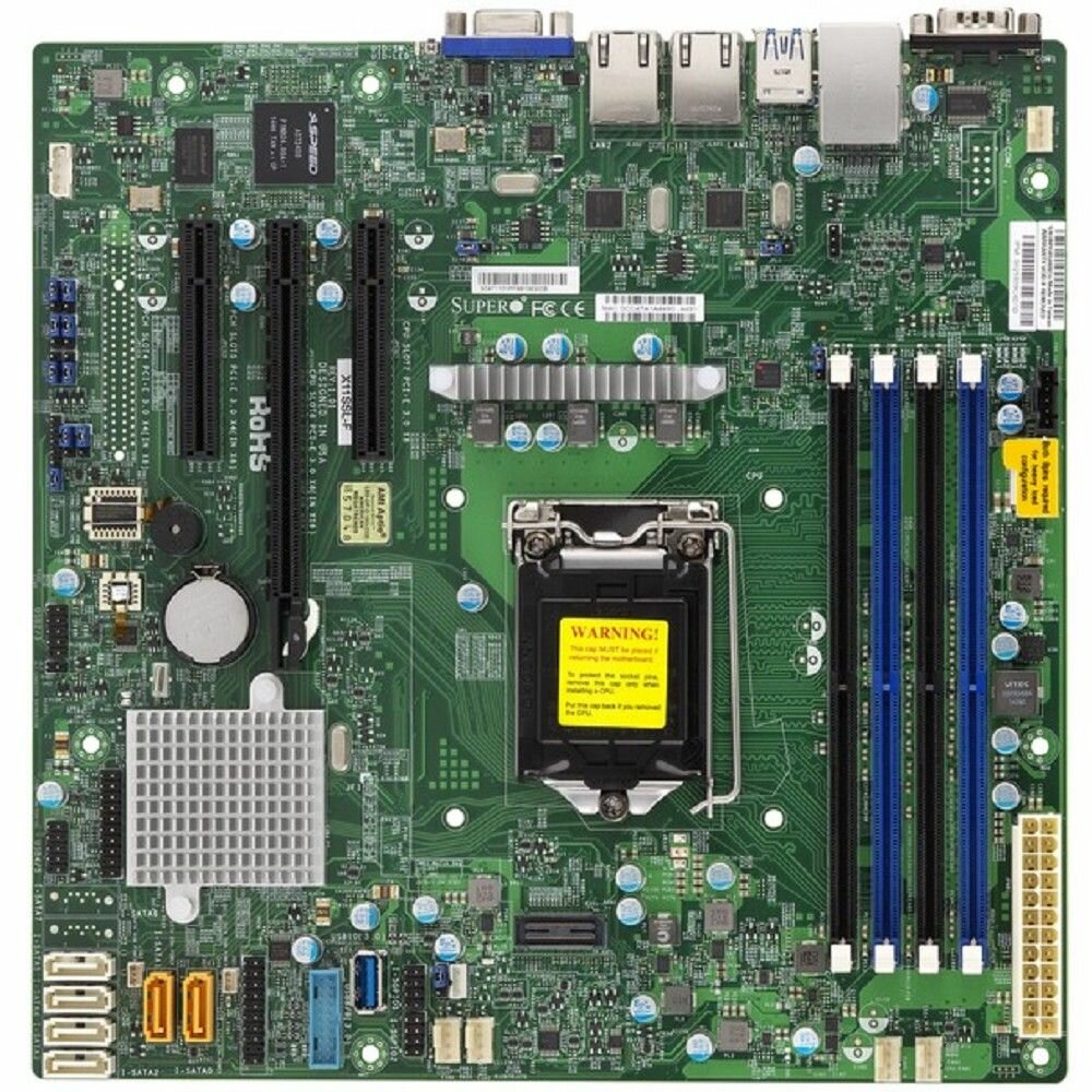 Supermicro Серверная материнская плата MBD - X11SSL - F - B C232 S1151 MATX BLK OEM
