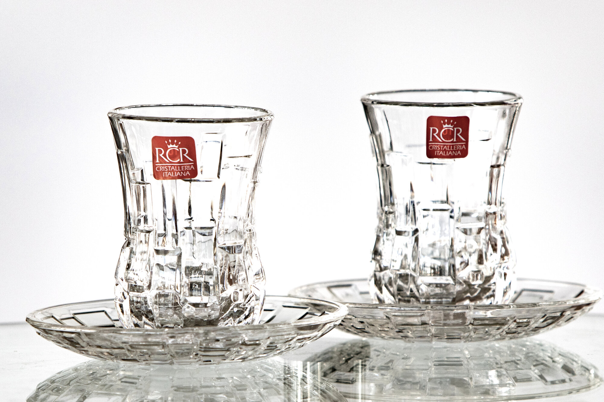 Армуды с блюдцами для чая "Etna" 140 мл, 2 шт. RCR Италия