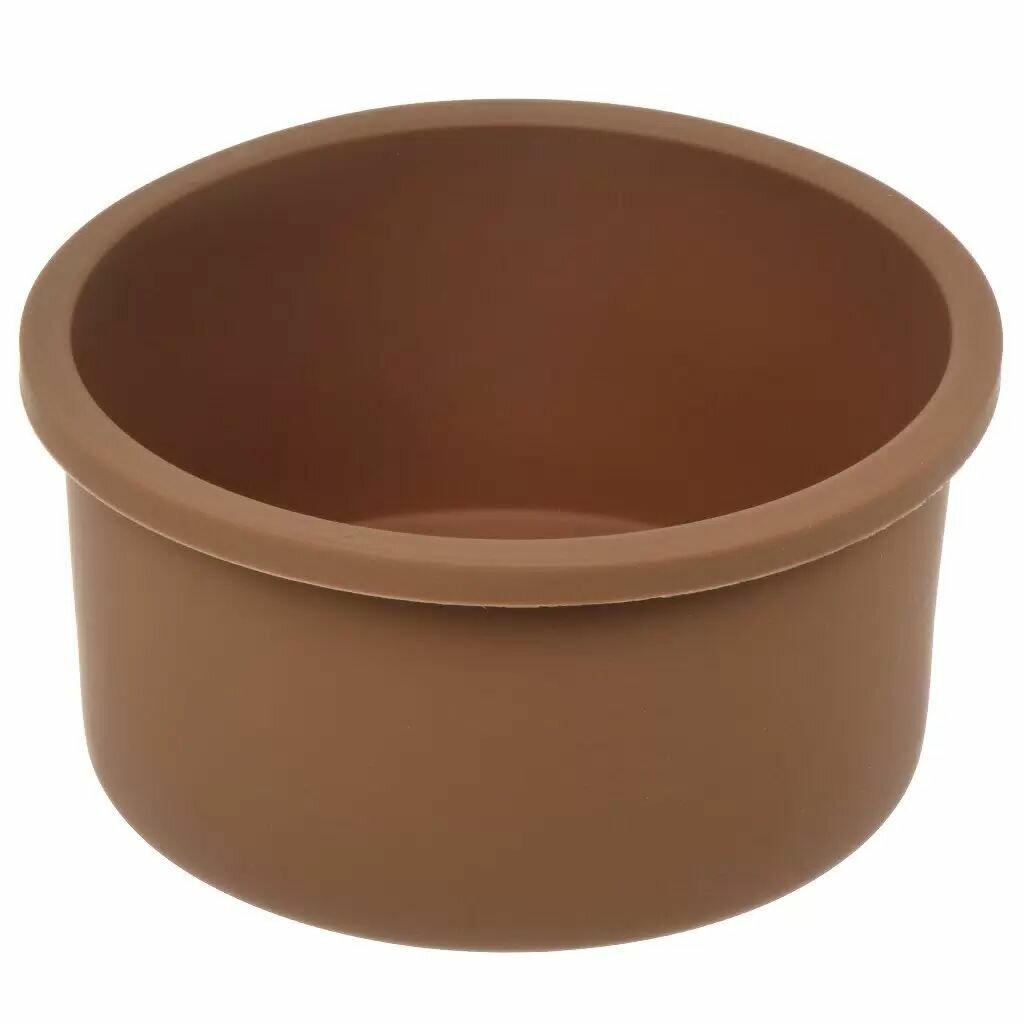 Форма для запекания силикон, 12.7х12.7х7 см, круглая, Хорс, Nut, П-01-155-01-(62)