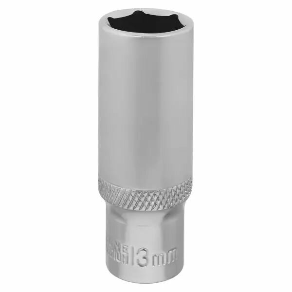 Головка ROCKFORCE LIGHT торцевая, глубокая 13 мм, 1/4", шестигранник