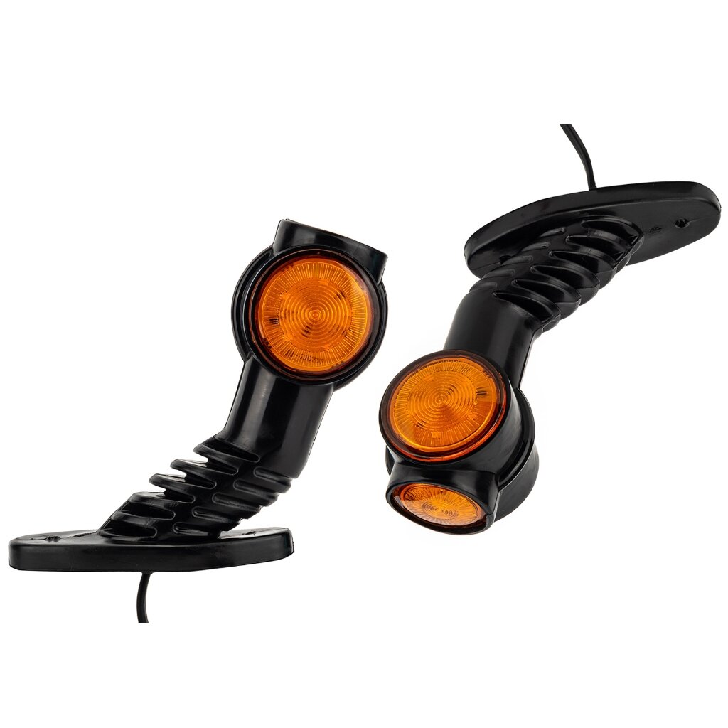 Водонепроницаемый 12V 24V Грузовик Прицеп Фары светодиодные Боковые Габаритные Огни Габаритные Огни Грузовика Трактора Габаритные Огни Стояночного Света 1 Пара