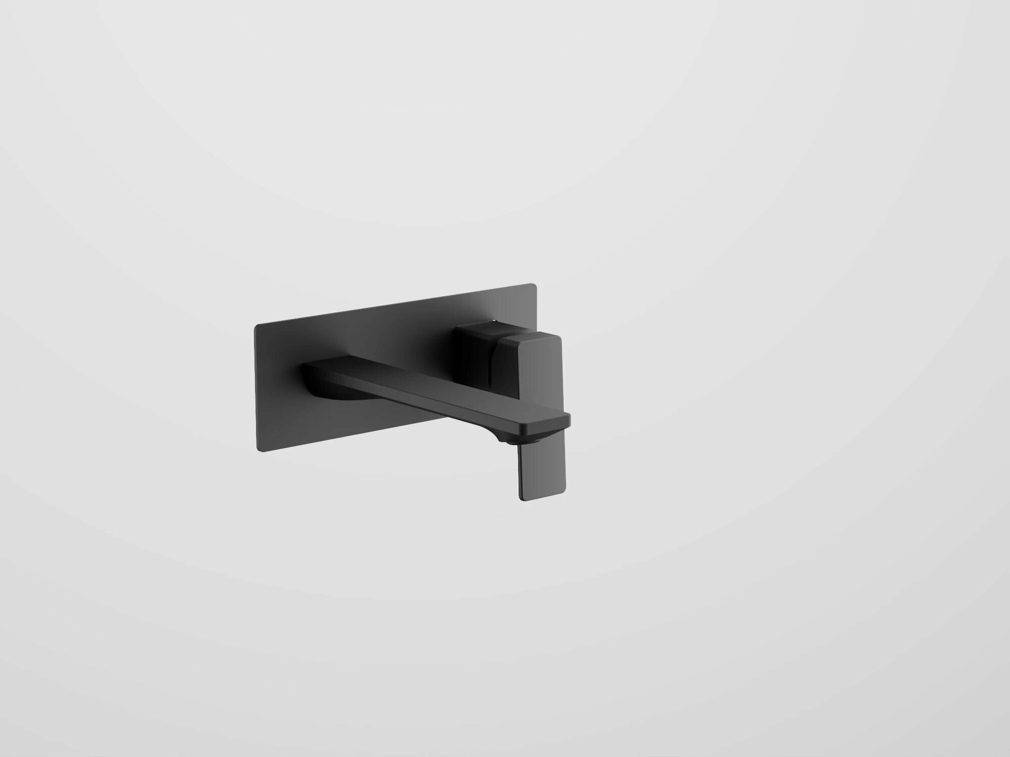 Смеситель для раковины BELZ B14709-7, встраиваемый, рычажный, латунь, черный