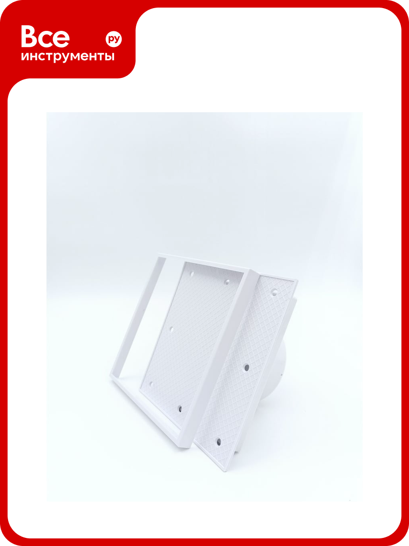 Вентилятор со съемной панелью в сборе виенто LUNA, таймер, обратный клапан, серия INSIDE, O100, пластик, шарикоподшипник LUNA INSIDE 100СТК для циркуляции воздуха и вентиляции